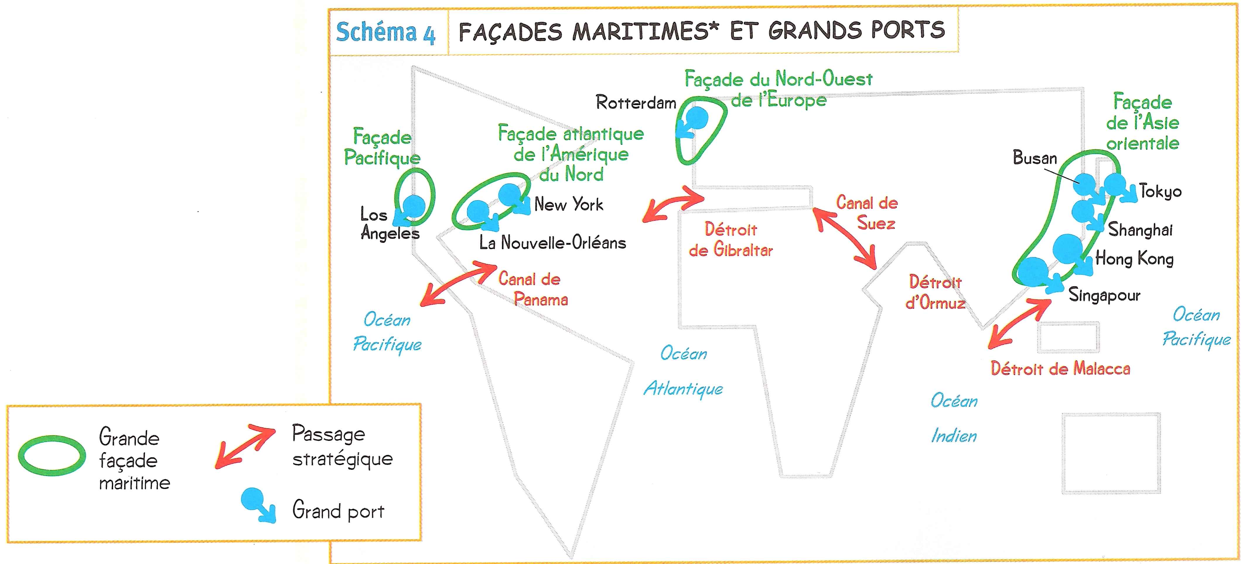 façade maritime | Lexique Histoire-Géographie-Enseignement Moral et Civique